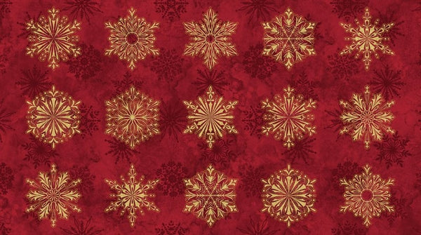 Snowflake Blocks - RED MULTI || O'CHRISTMAS TREE (SHIMMER) || Northcot ...